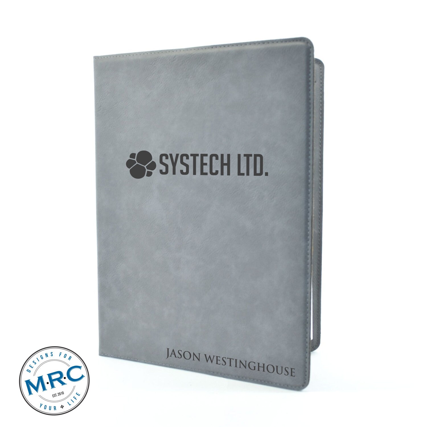 Personalized Leather Portfolio Notebook (available in Eight Different ...