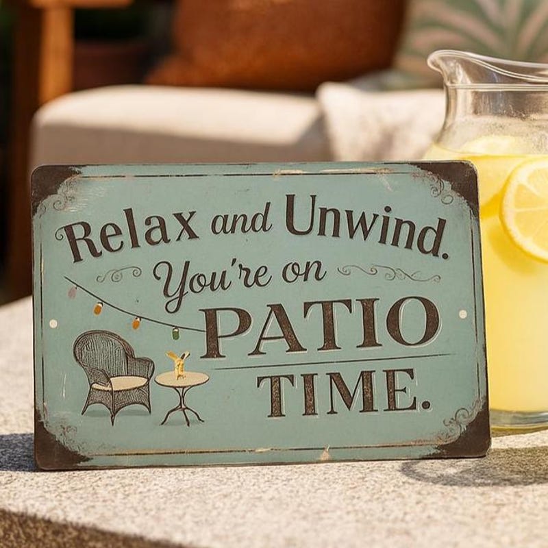 Relax Sign - Etsy