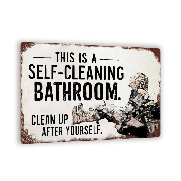 Keep the Toilet Clean Signs - Etsy