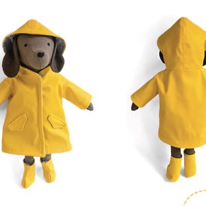 Doll Rain Outfit Sewing Pattern, Fits 14.2" Dolls (PDF Pattern) - Etsy