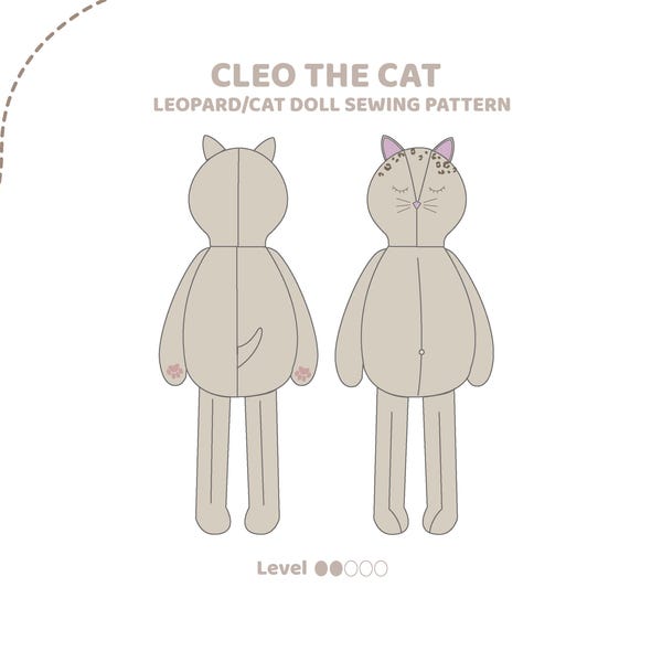 Stuffed Cat Patterns - Etsy