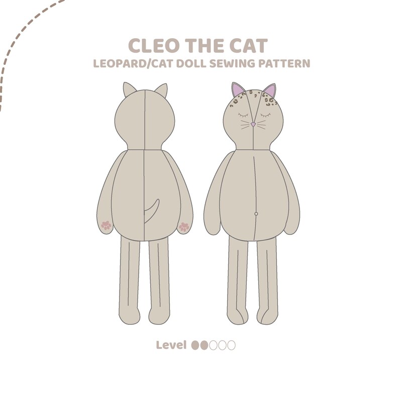 Rag Doll Cat Pattern - Etsy