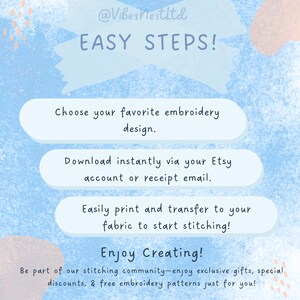 Gothic Rose With Moon Hand Embroidery Pattern Magical Dark Floral With ...