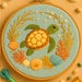 Ocean Turtle Coral With Marine Plants Hand Embroidery Pattern ...