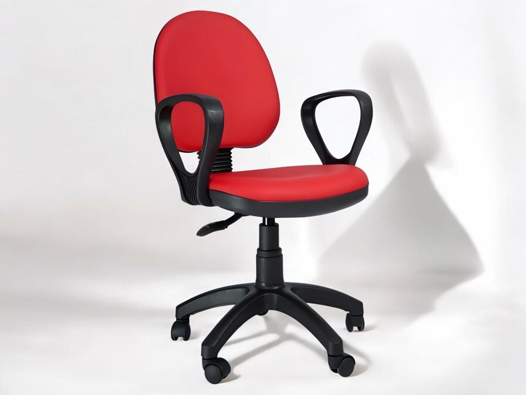 Red Student & Secretary Office Chair | Ergonomic Desk Chair - Etsy