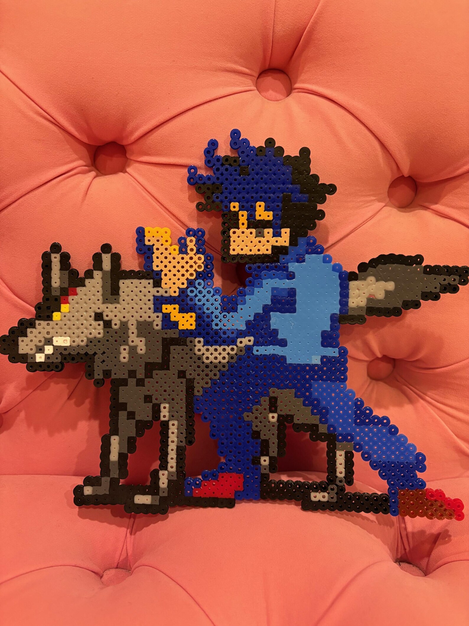 Megumi Fushiguro and Demon Dog Jujutsu Kaisen Anime Perler Bead Sprite ...