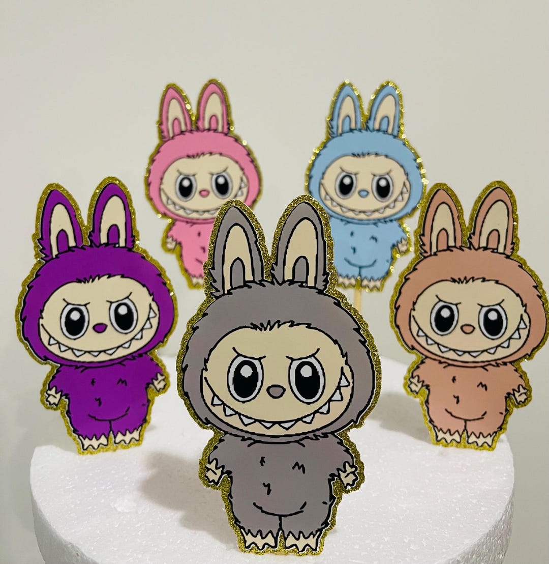 Labubu Cake Toppers, Labubu - Etsy Portugal