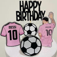 Inter Miami Cake Topper Miami Soccer Cake Topper Soccer Cake Topper - Etsy