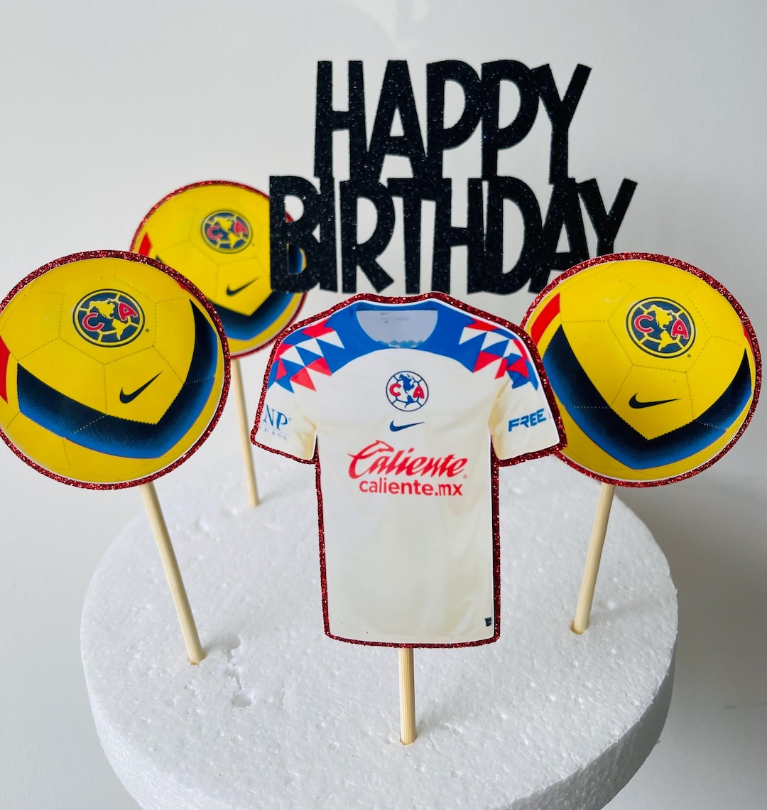 America Soccer Cake Toppers, Club America - Etsy