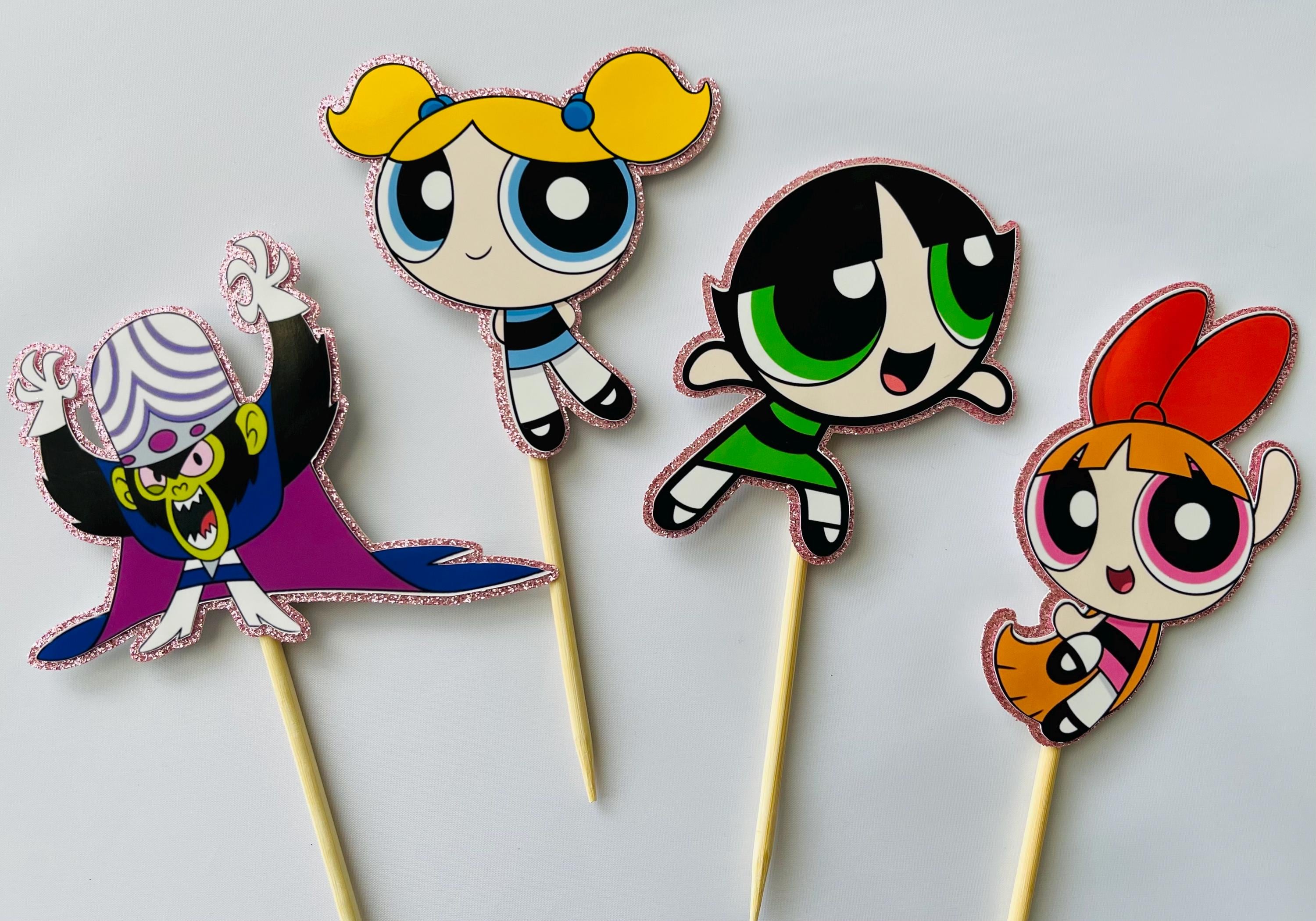 Powerpuff Girls Cake Toppers - Etsy
