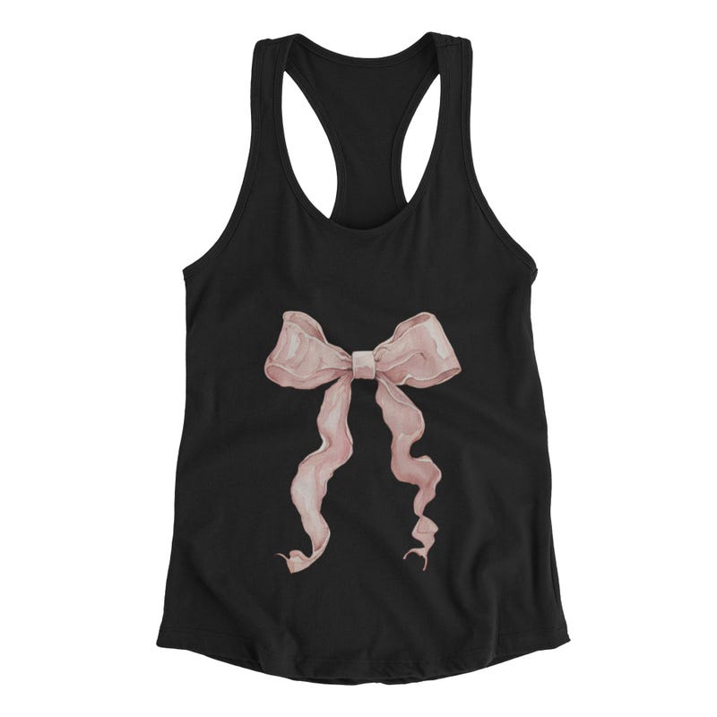 Tank Top With Bow - Etsy