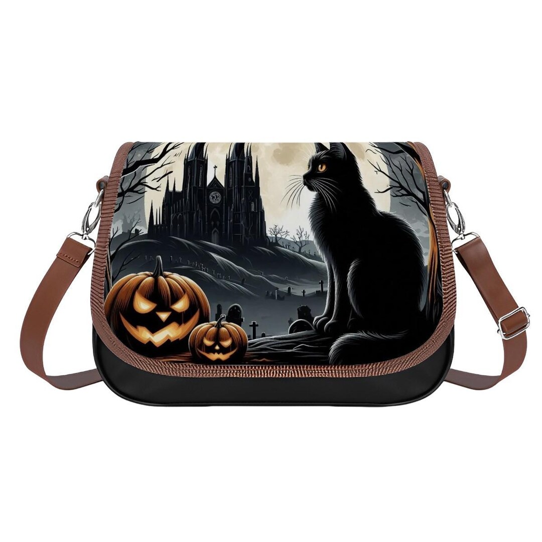 All Hallow's Eve Leather Shoulder Bag - Etsy
