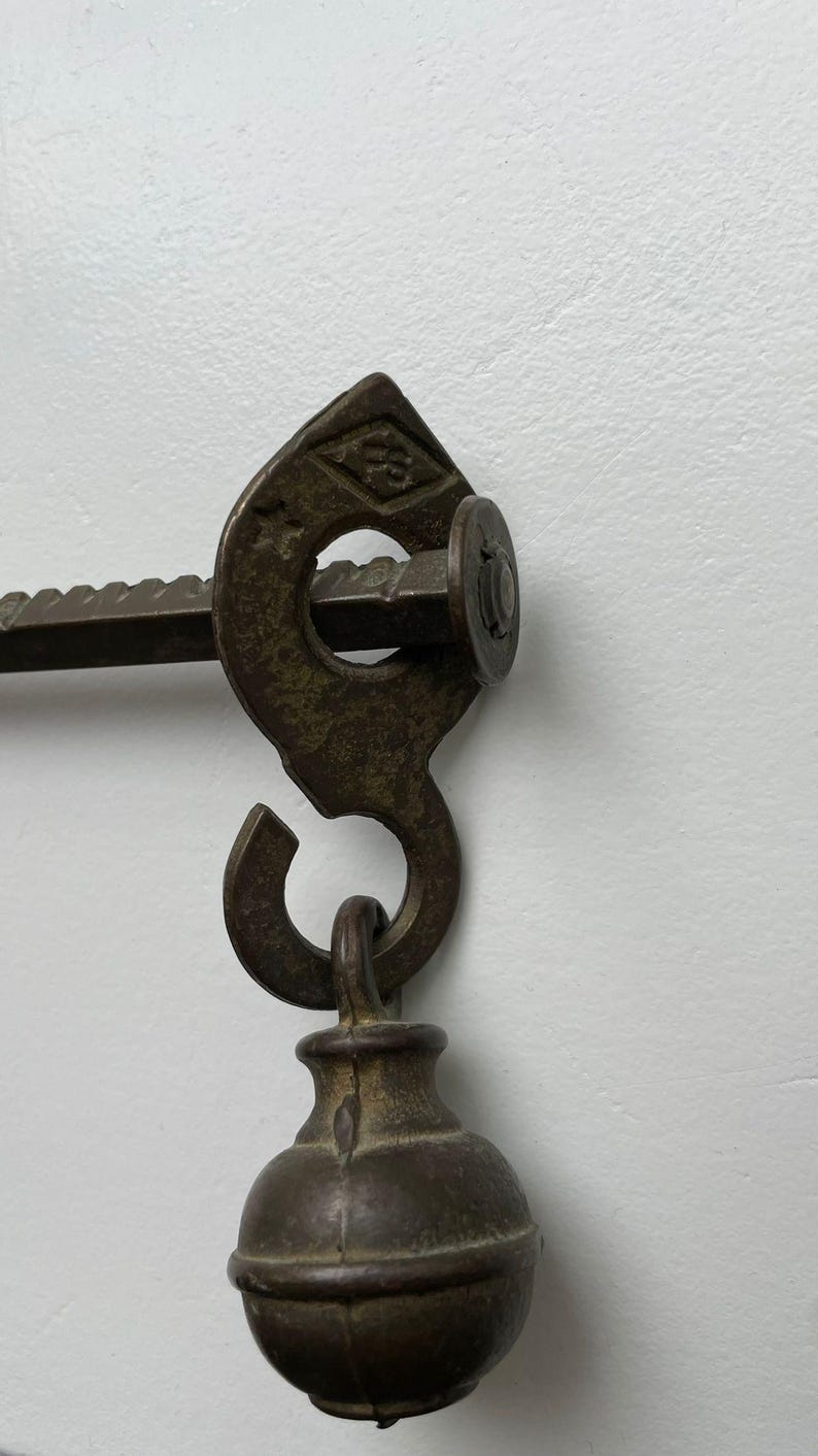 Antique Iron Steelyard Scale: Hand-forged 19th Century Balance - Etsy