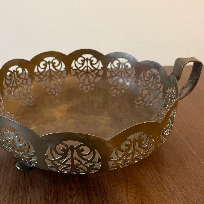 Dekorierte messing schale - Etsy.de