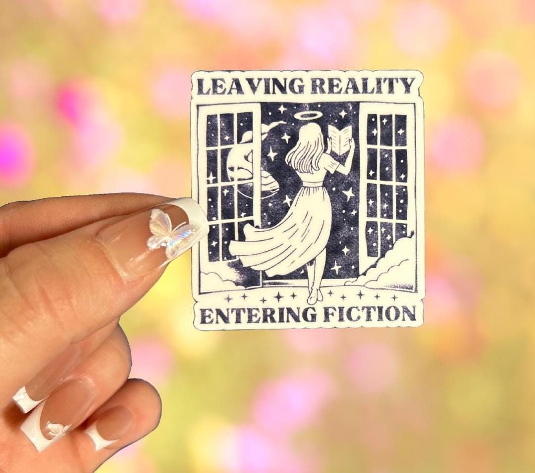Leaving Reality Vinyl Sticker - Etsy