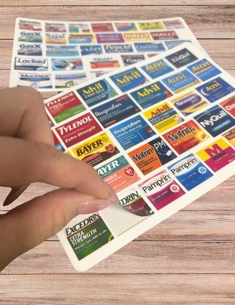 High Quality PRE-CUT Pocket Pharmacy Labels - Etsy