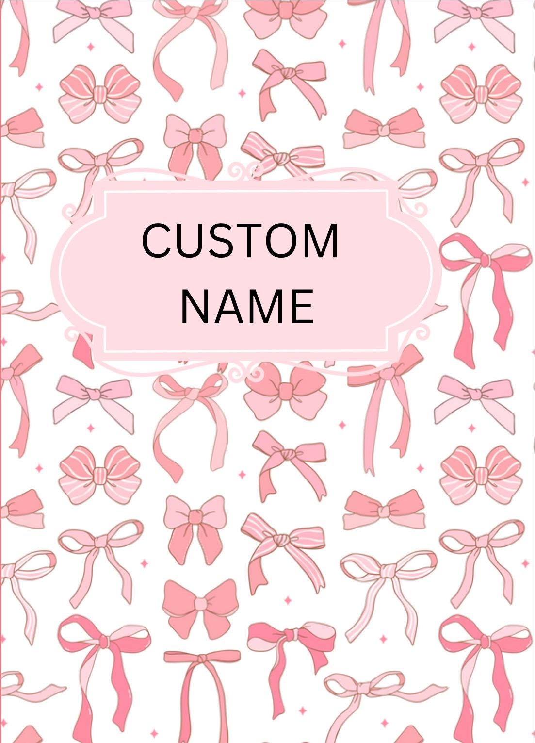 Personalized Composition Notebook – ANY Theme REQUEST – Custom Name ...