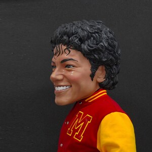 Michael Jackson Head Prop (thriller) - Handmade Fiberglass Cabezon - Etsy