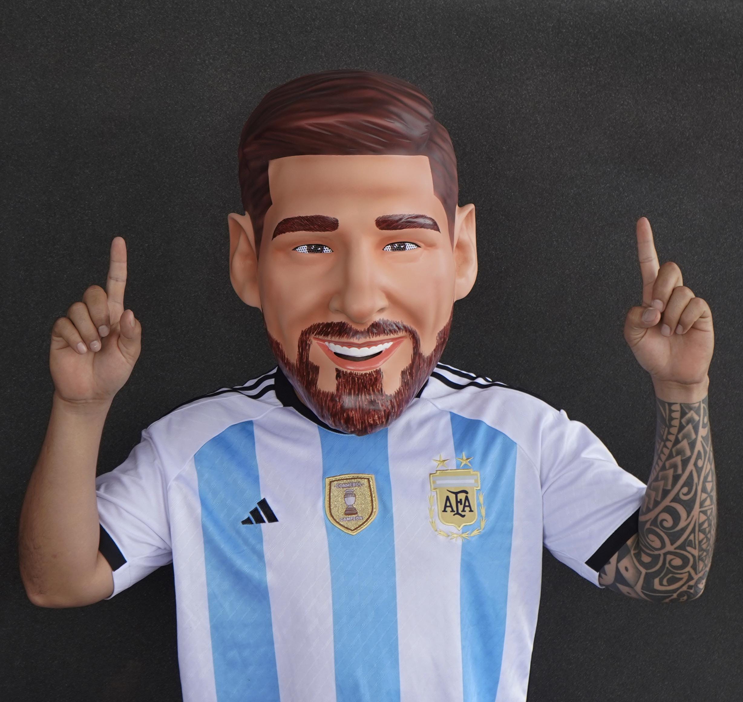 Cabezon MESSI by EC Props! Popular Handmade Head Props of Famous ...