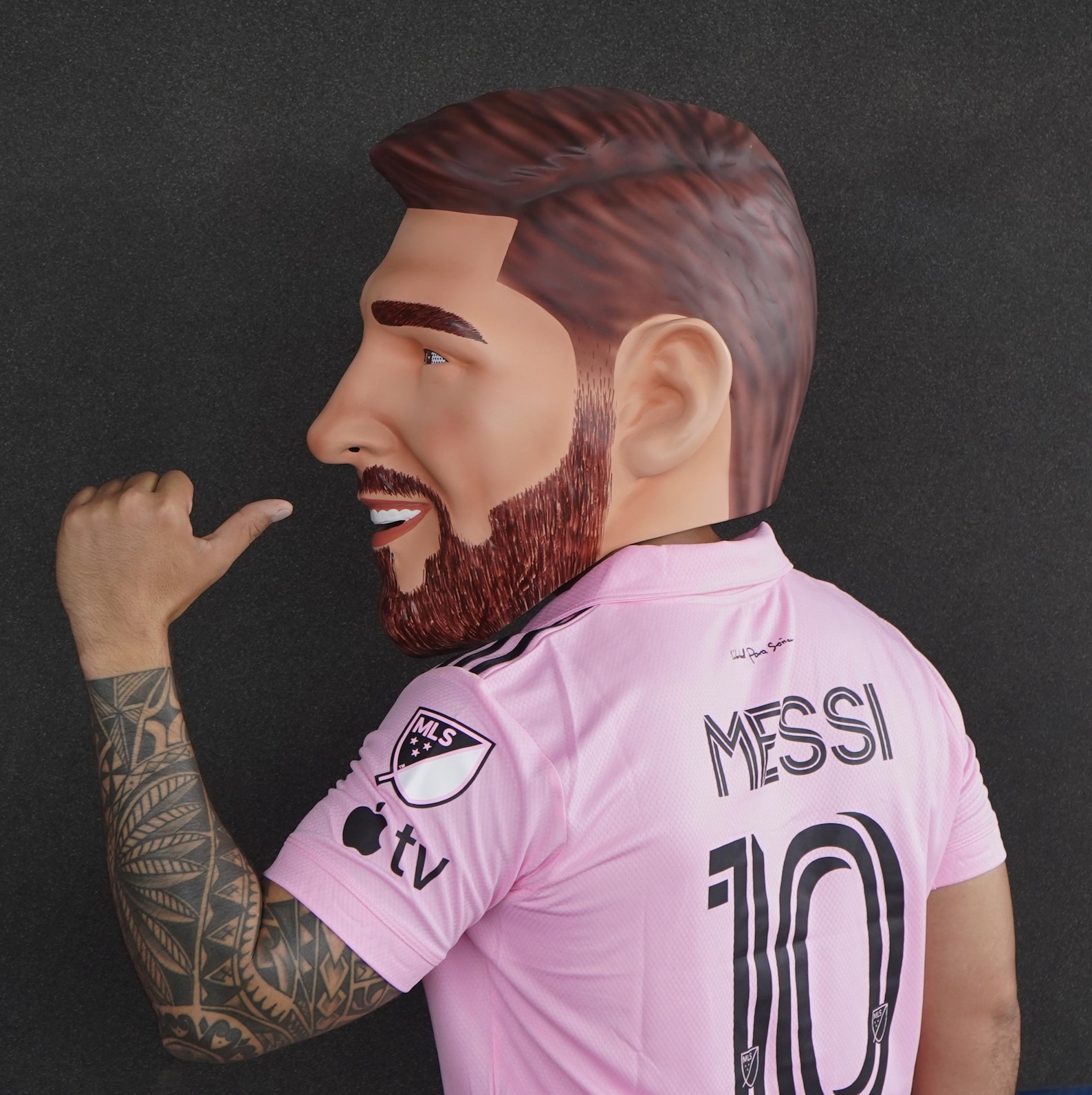 Cabezon MESSI by EC Props! Popular Handmade Head Props of Famous ...