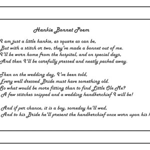 Chapel Lace | Magic Hanky Bonnet | Newborn Baby Bonnet | Christening ...