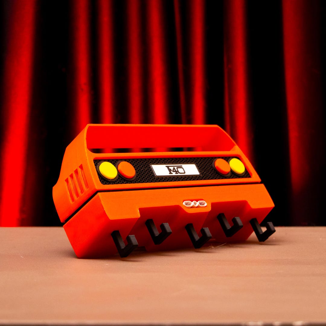 3D Printed Ferrari F40 Key Holder | Supercar Wall Mount Organizer ...