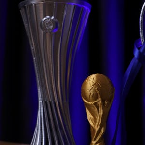 Europa Conference League Trophy Replica 20 Cm - Etsy
