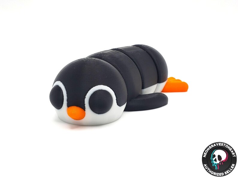 3D Printed Articulating Penguin - Etsy