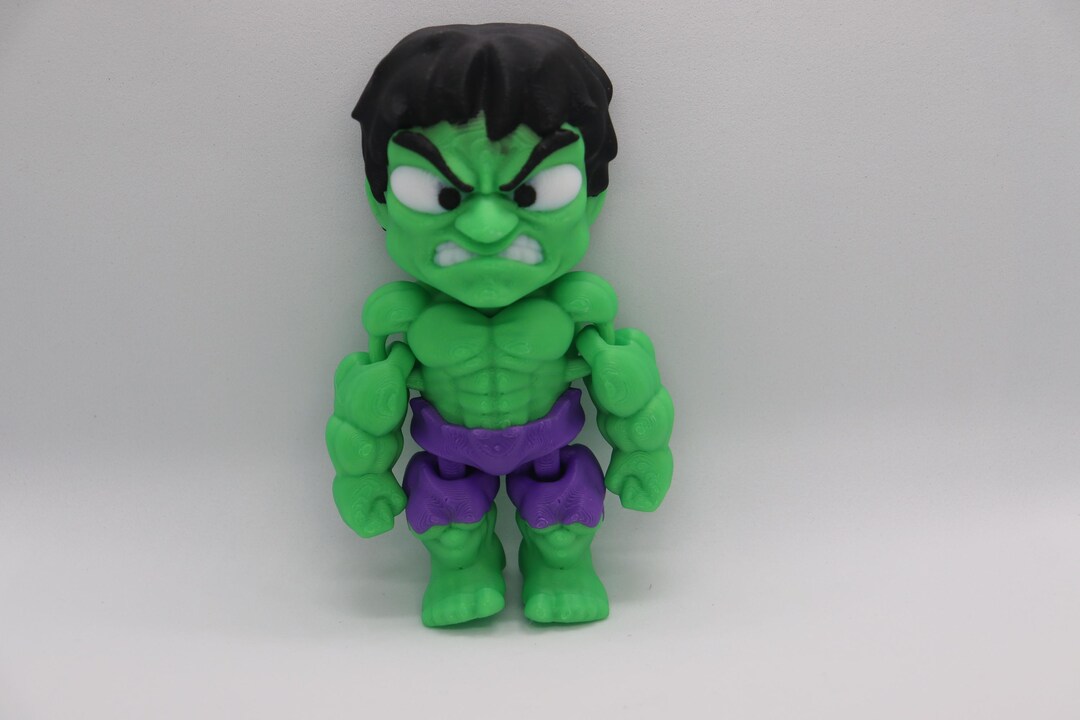 3D Printed Articulating Incredible Hulk - Etsy
