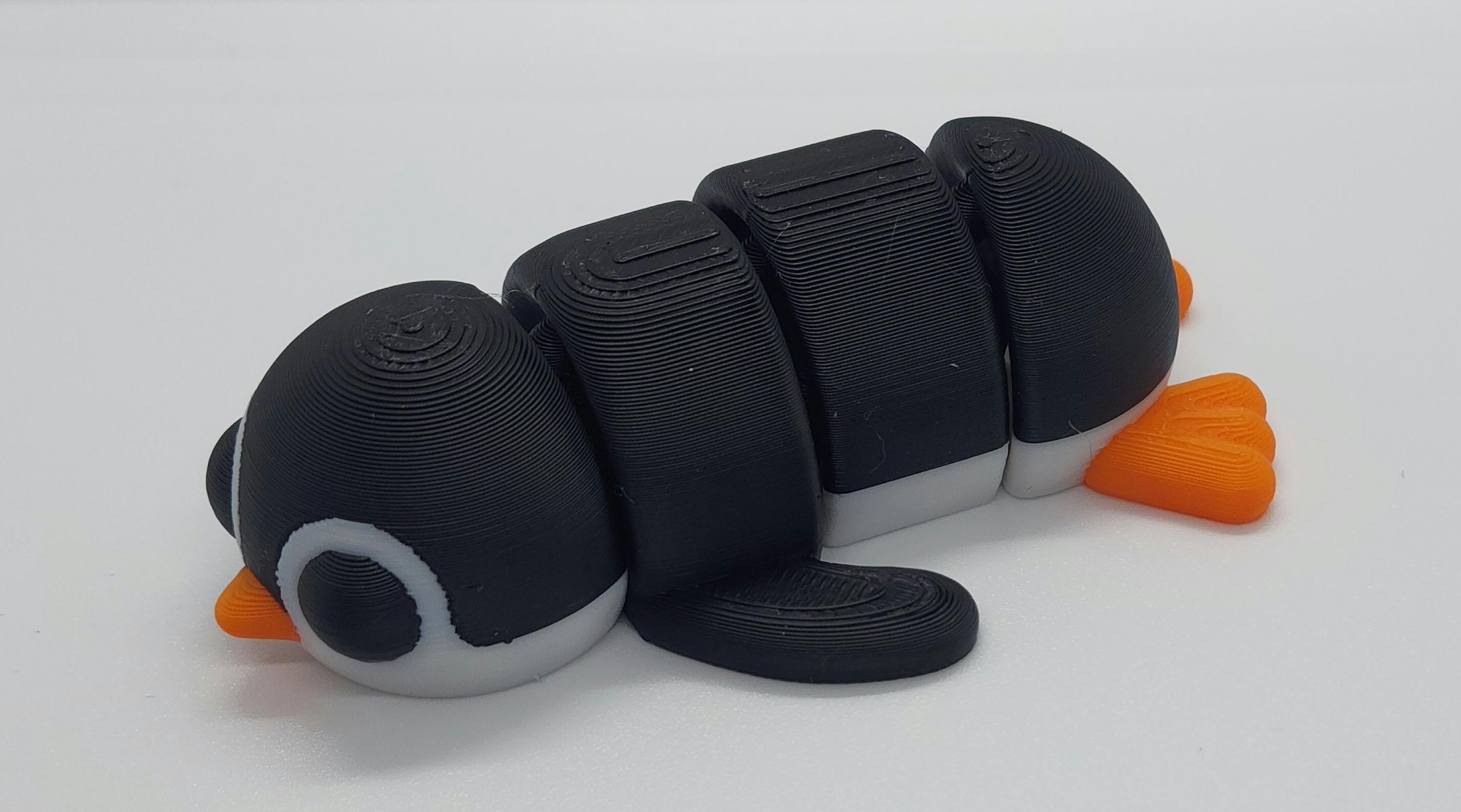 3D Printed Articulating Penguin - Etsy