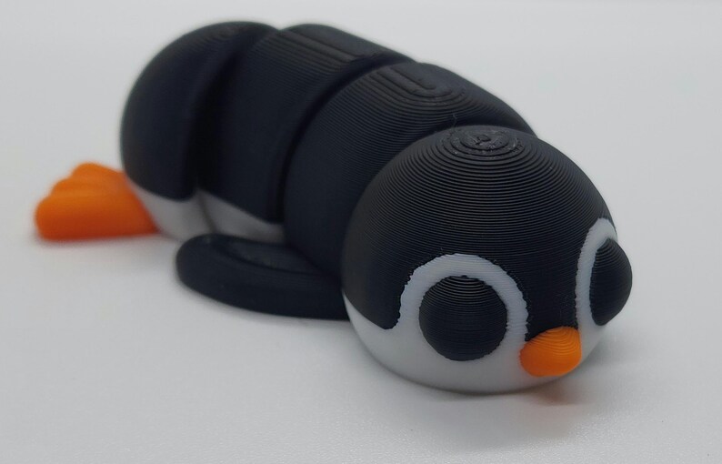3D Printed Articulating Penguin - Etsy