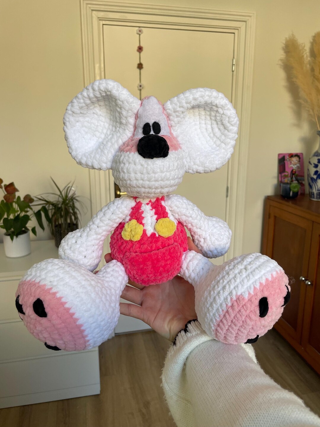 Diddl Crochet Plush Pattern (french + English), PDF Diddl Crochet ...