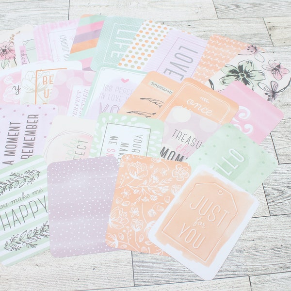 Project Life Cards - Etsy