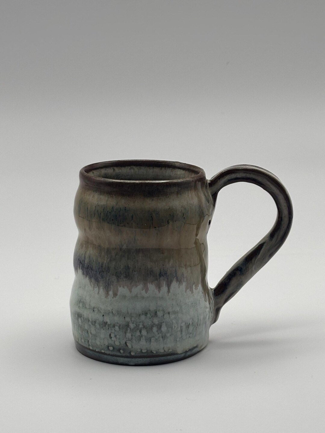 Earthy Tones Pottery Coffee Mug - Etsy