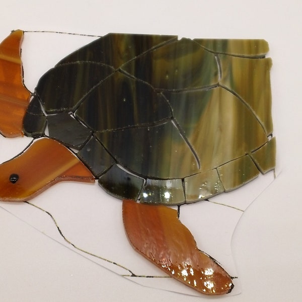 Turtle Mosaic Tile - Etsy