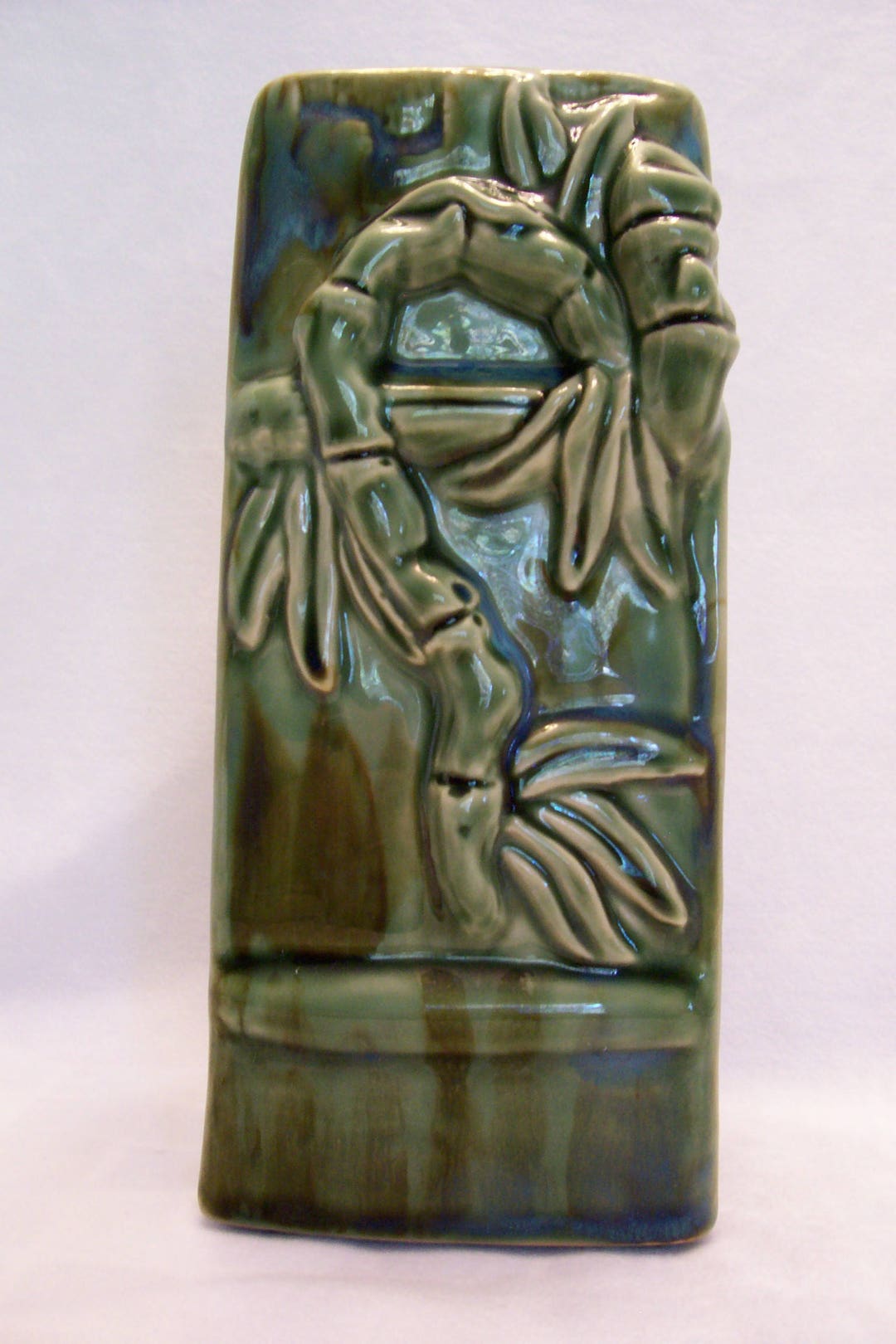 Vase, Bamboo Vase, Tiki Vase, Tropical Centerpiece Vases - Etsy