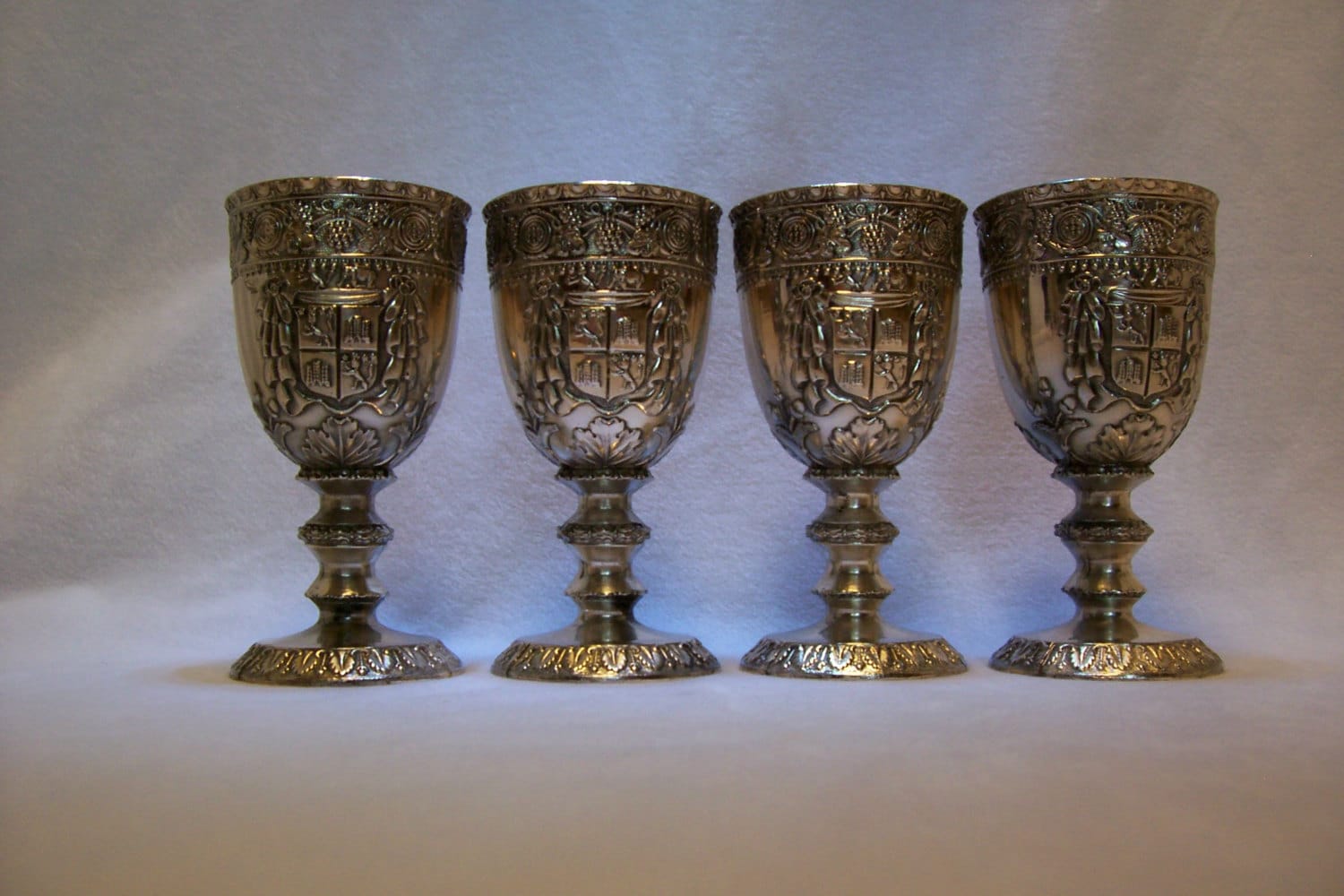 Corbell Silver Co. Silver Plate Goblets Miniature Goblets - Etsy