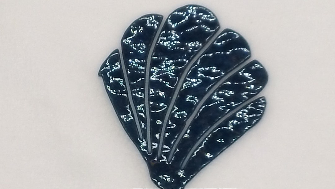 Mosaic Tile, Scallop Shell Tile, Stained Glass Mosaic Tile - Etsy