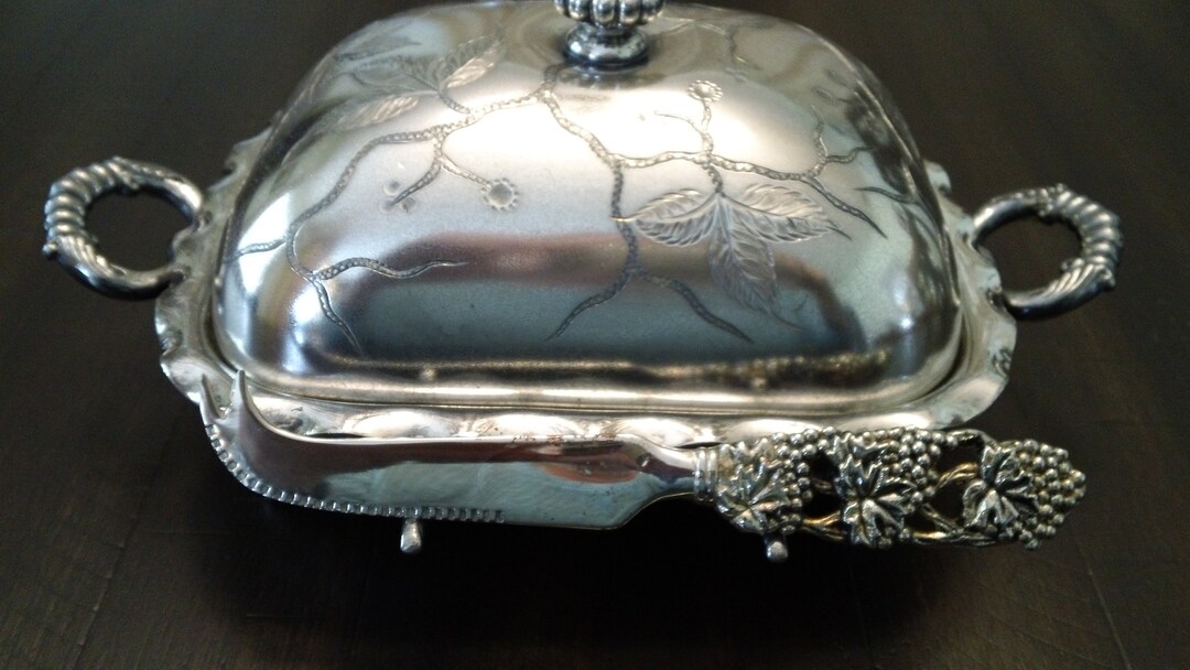 Caviar Dome, Butter Dish, Cheese Tray, Silver Service - Etsy