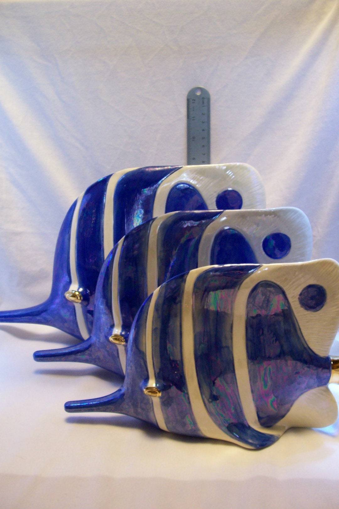 Mid Century Modern, Seaside Decor, Ceramic Fish, Trigger Fish, Ceramics ...