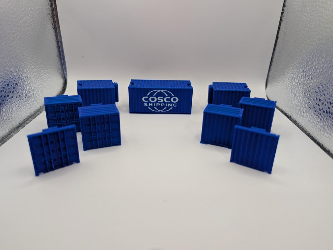 COSCO HO Scale Model Train Shipping Container - Etsy