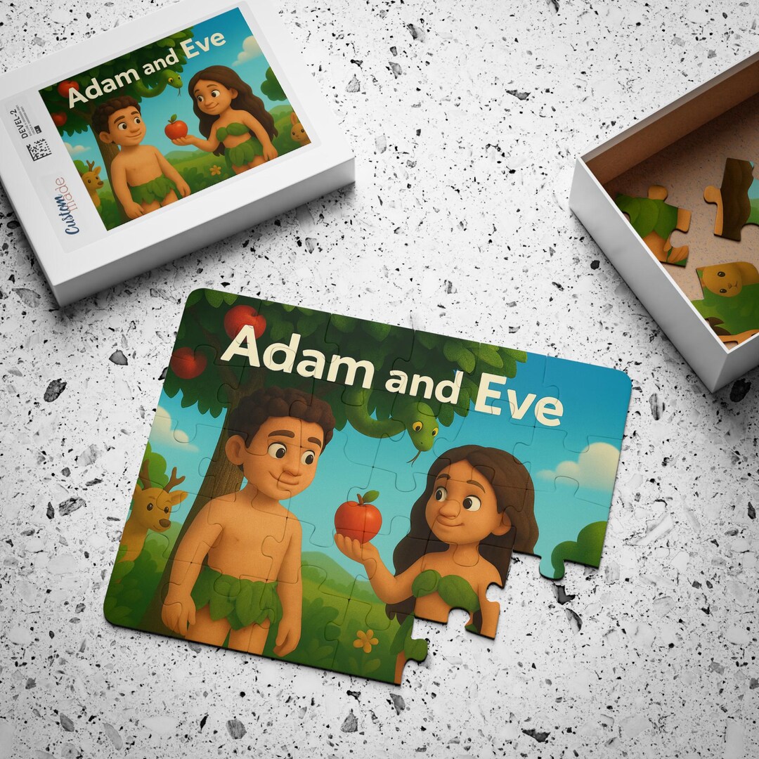 30 Piece Kids Jigsaw Puzzle Ages 4 and up | Adam and Eve | Faith Based ...
