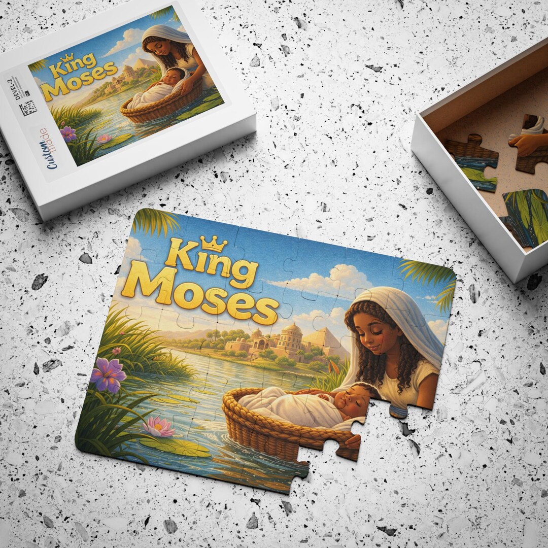 30-piece Faith Based Jigsaw Puzzle for Kids Ages 4 and up | King Moses ...