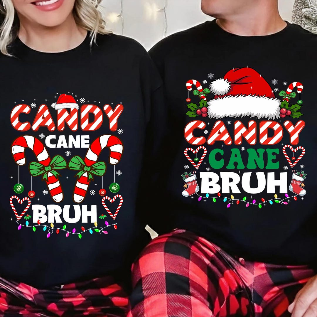Candy Cane Bruh Png, Christmas Png, Family Christmas Gift, Xmas Png ...
