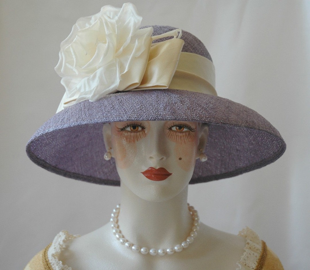 Ladies Straw Hat, Lavender Hat - Etsy