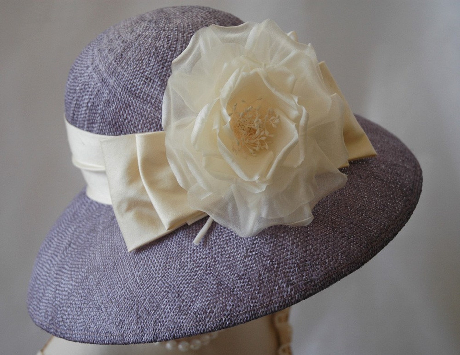 Ladies Straw Hat, Lavender Hat - Etsy