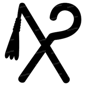 Crook and Flail SVG, Ancient Egypt PNG, Egyptian Tattoo Clipart - Etsy