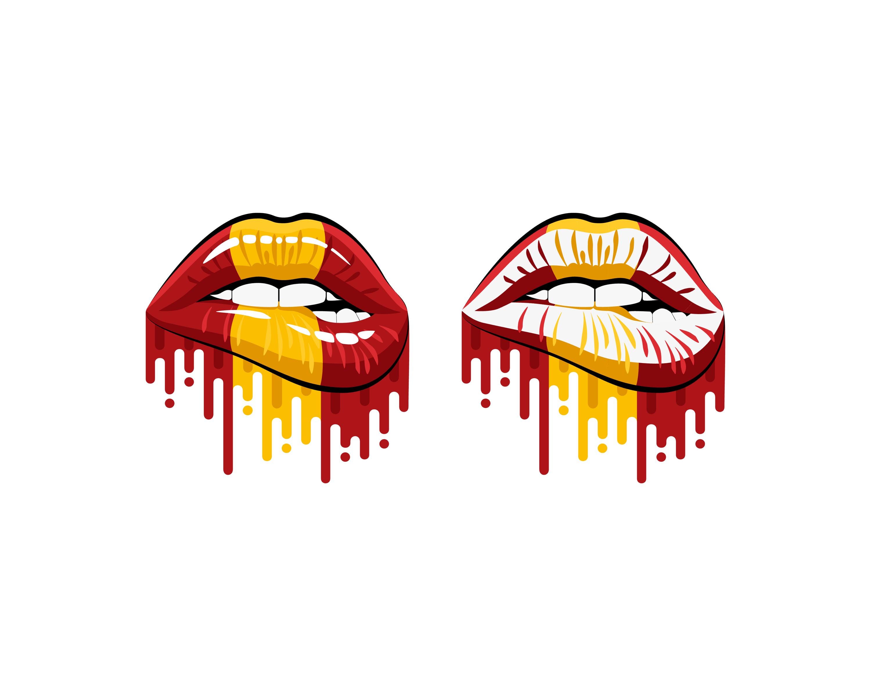 Spanish Lips SVG, Latina Flag Bundle, Printable Shirt Design - Etsy