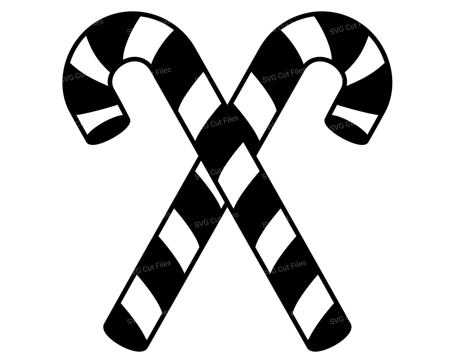 Christmas Candy SVG, Peppermint Canes PNG Clipart, Holiday T-shirt ...