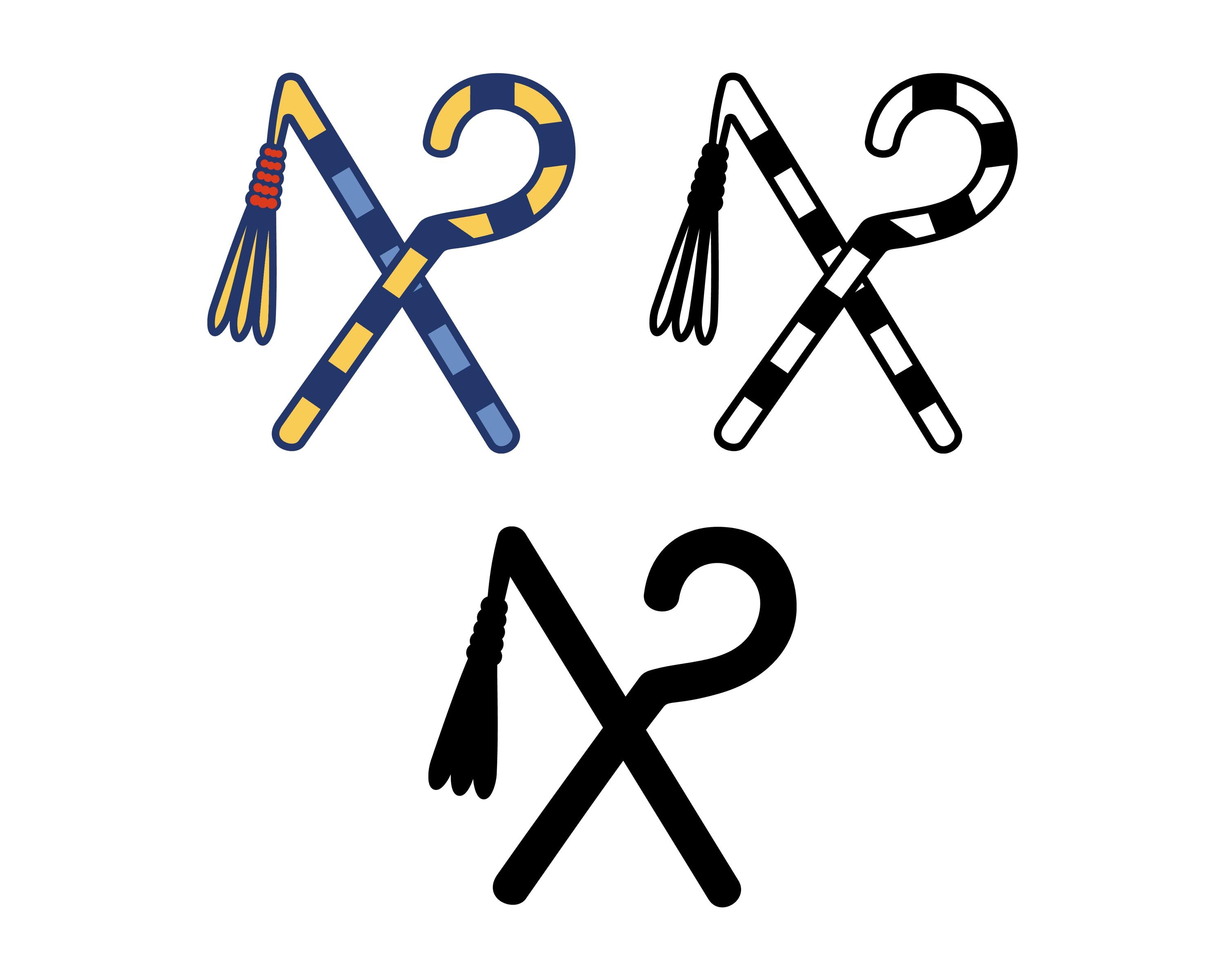 Crook and Flail SVG, Ancient Egypt PNG, Egyptian Tattoo Clipart - Etsy